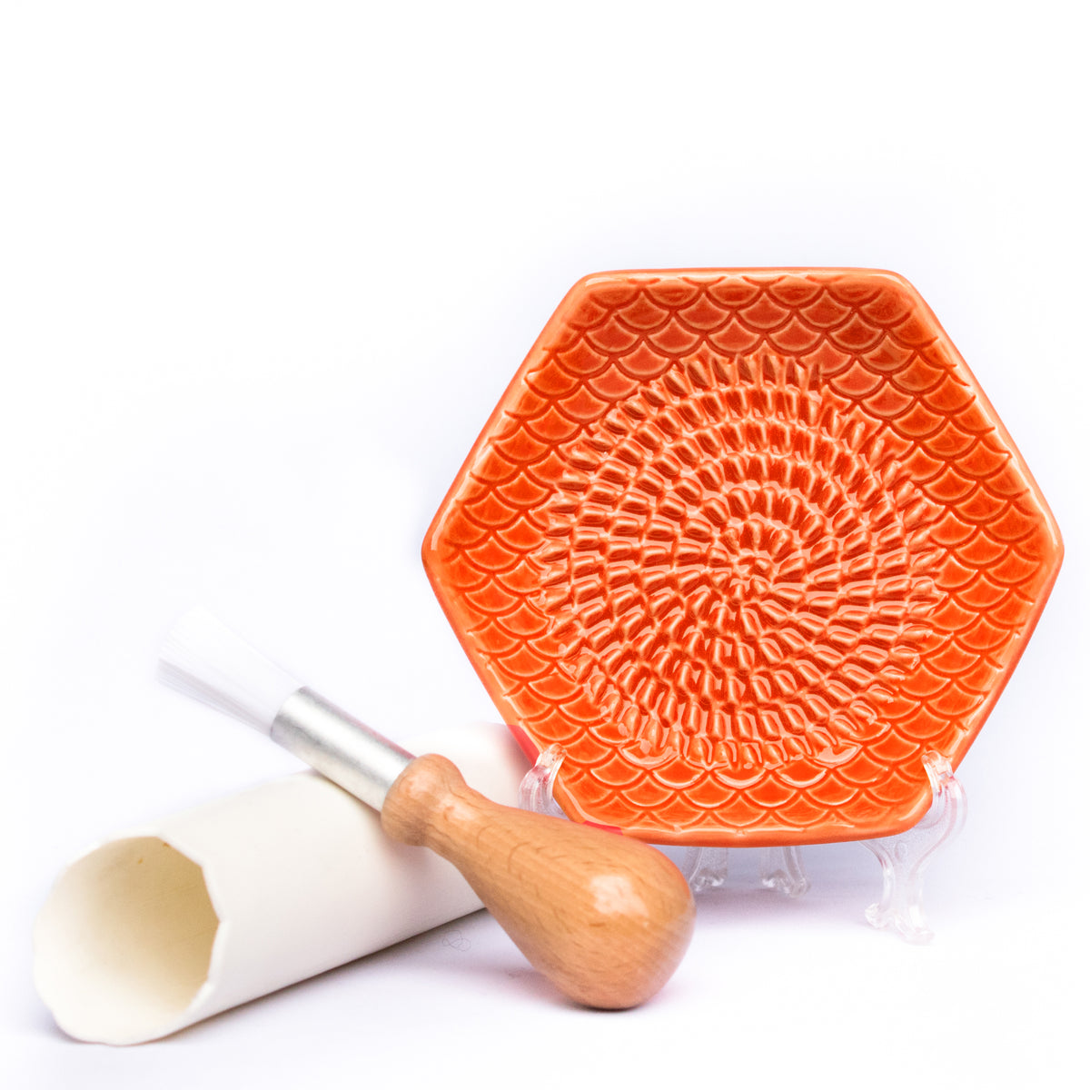 The Grate Plate Ceramic Grater (Includes Garlic Peeler & Brush) – The ...